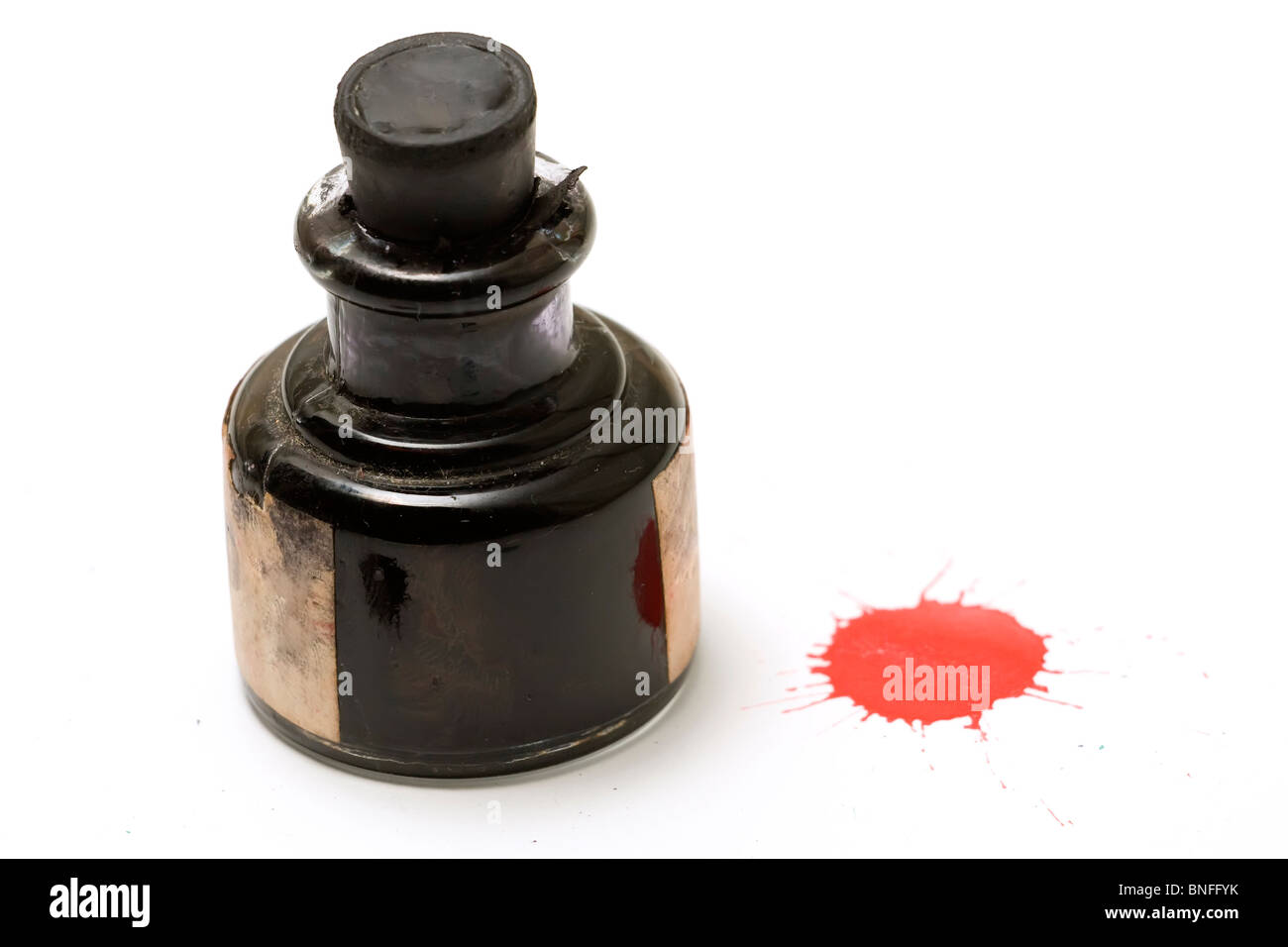Antique ink bottle Cut Out Stock Images & Pictures - Alamy