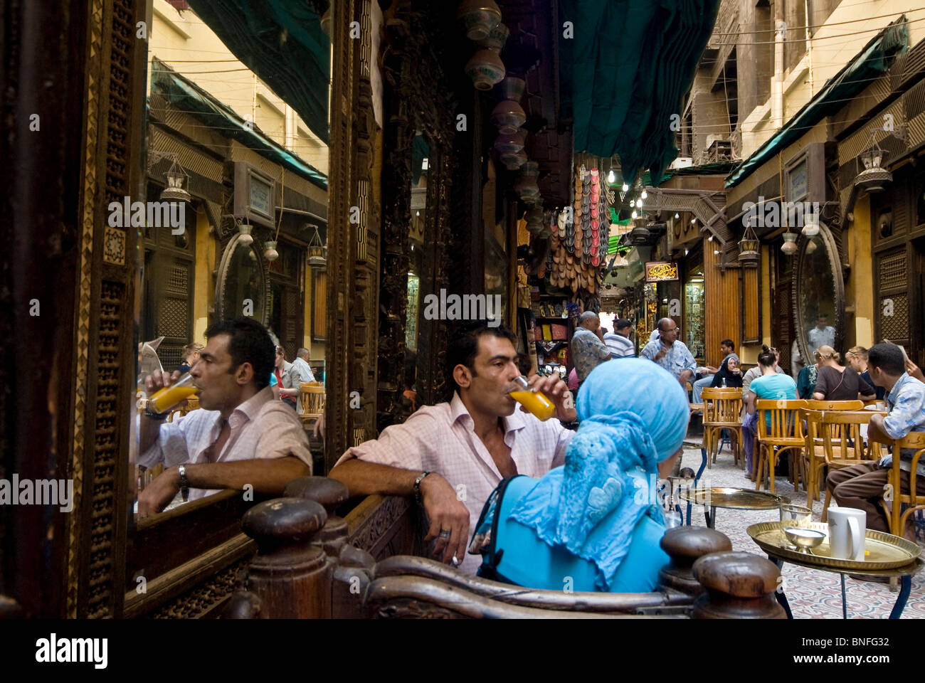 El Fishawy Cafe', Khan El Khalili, Cairo, Egypt, North Africa, Africa ...
