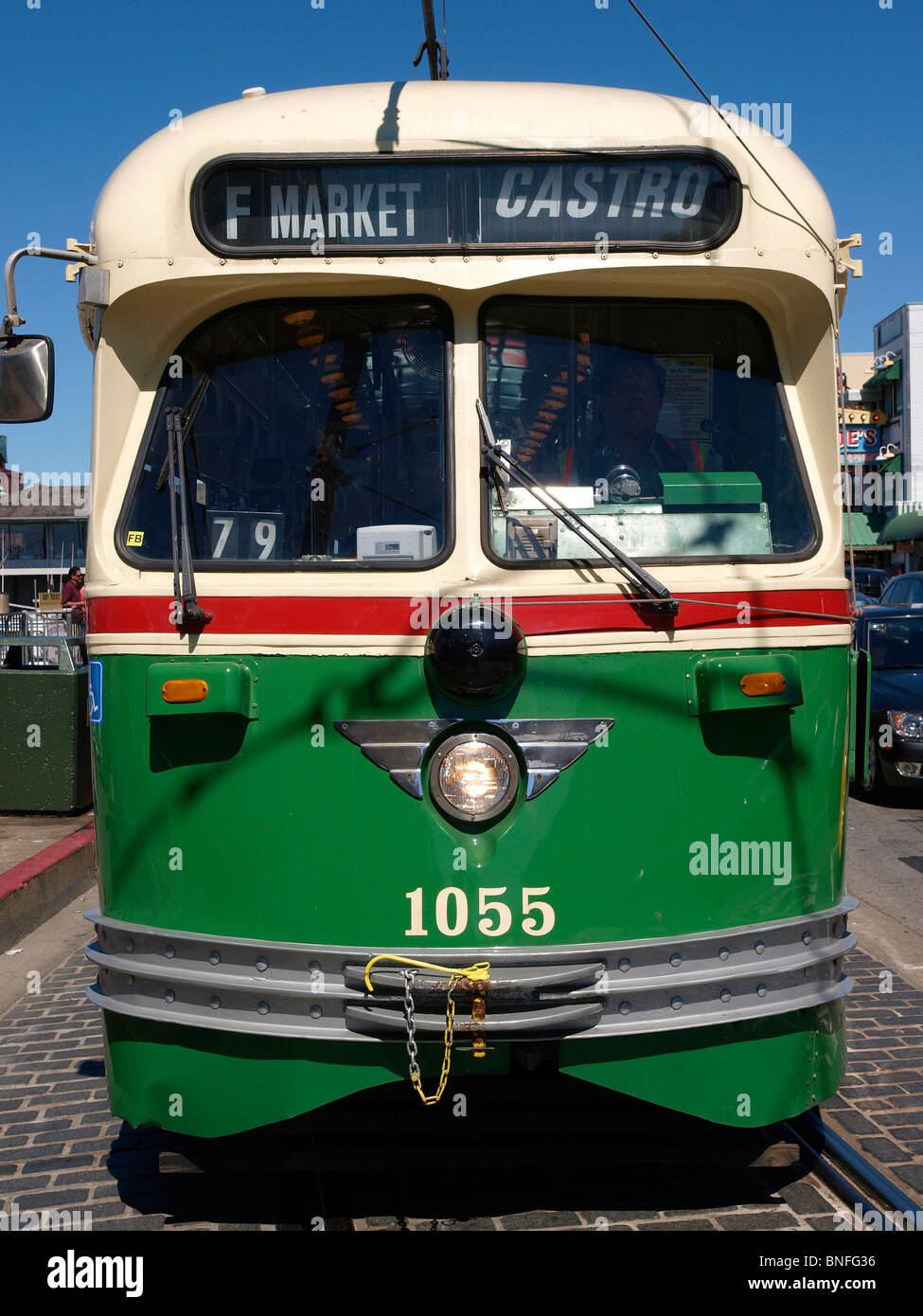 MUNI F Line streetcar runs between Castro and Fishermans Wharf via ...