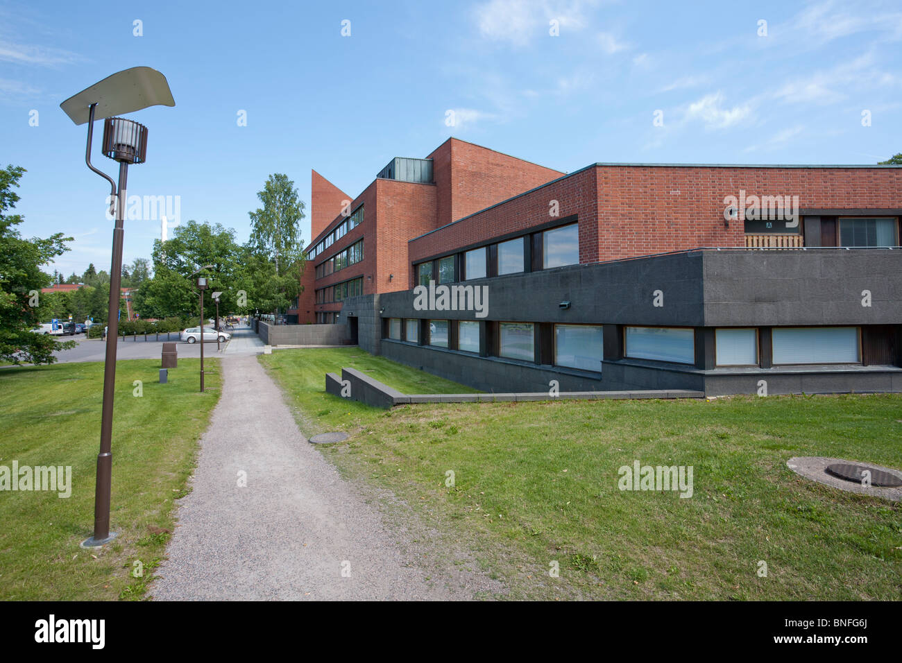 The main building of the Helsinki University of Technology Stock Photo ...