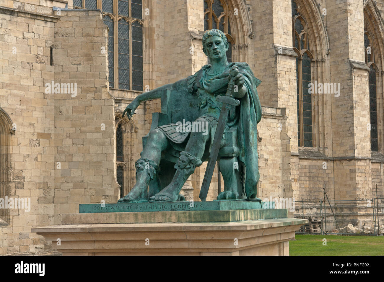 Roman emperor constantine statue hi-res stock photography and images ...