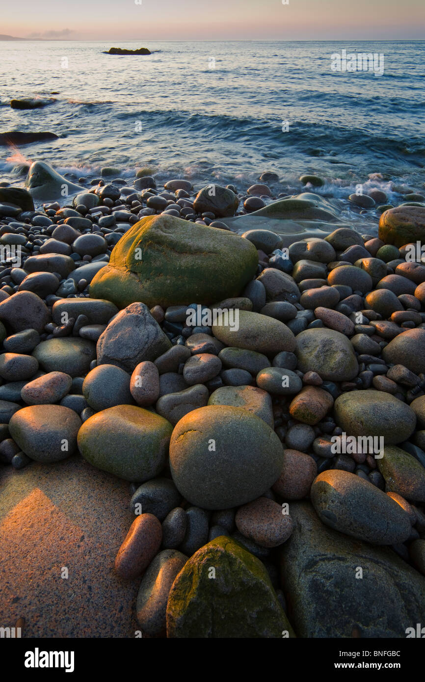Rocks at Monument Cove, Sunrise, Acadia National Park, Maine Stock ...