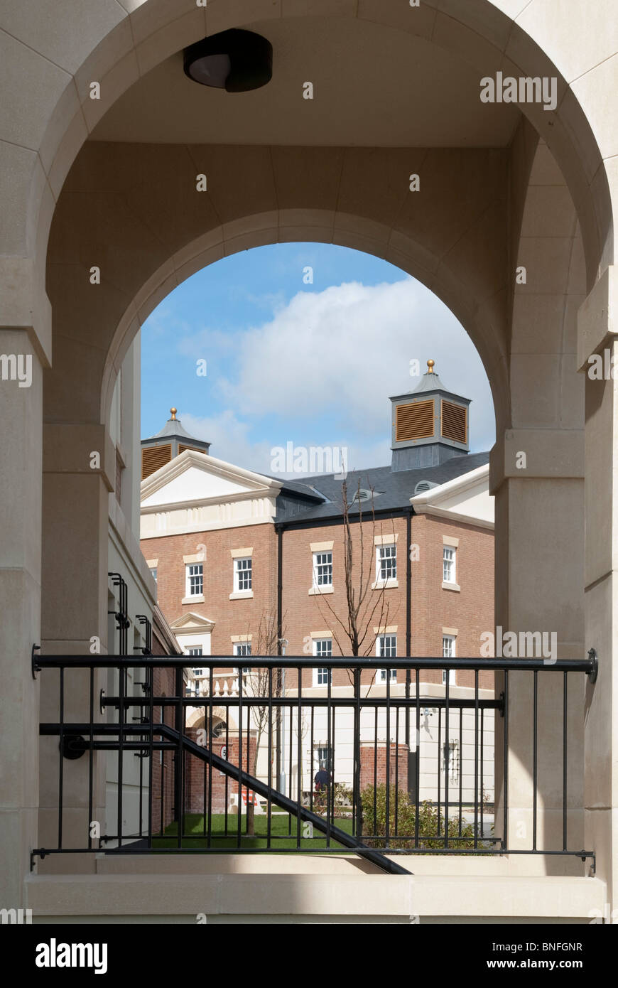 Dorset Fire and Rescue Service, Station and HQ, Poundbury Stock Photo ...