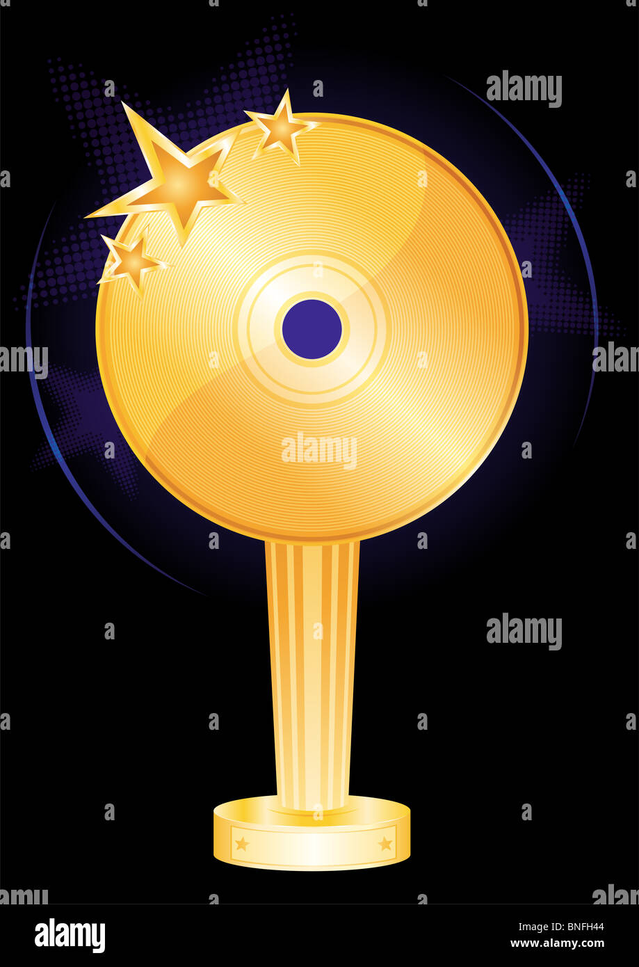 Music award statuette hi-res stock photography and images - Alamy