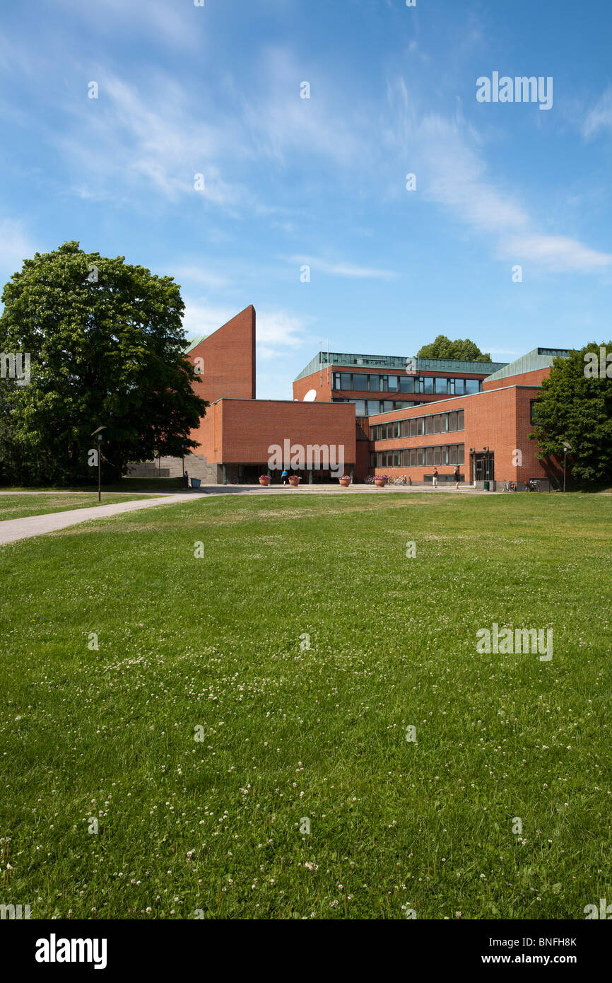 The main building of the Helsinki University of Technology Stock Photo ...