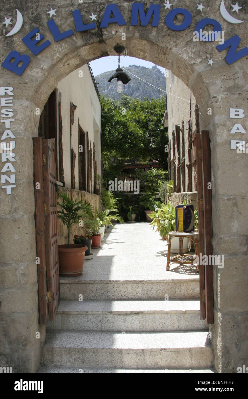 Restaurant Bellapais Kyrenia North Cyprus Stock Photo - Alamy