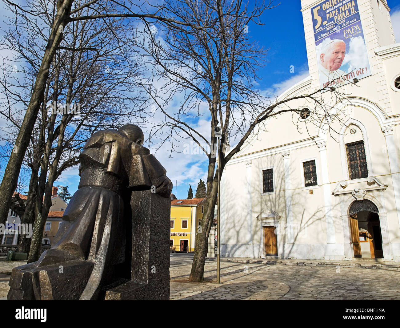 Statue of Pope John Paul 2 Stock Photo - Alamy