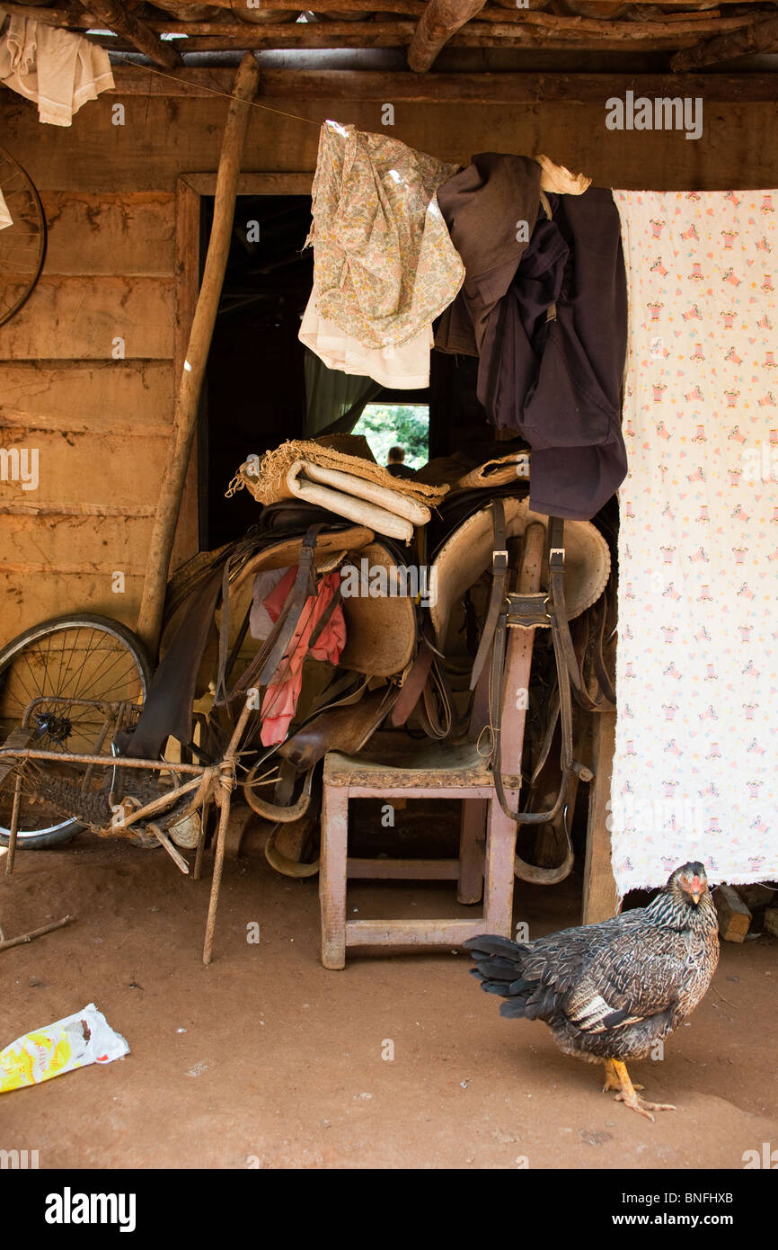 Interior of a traditional Cuban farmhouse, rural Cuba Stock Photo - Alamy