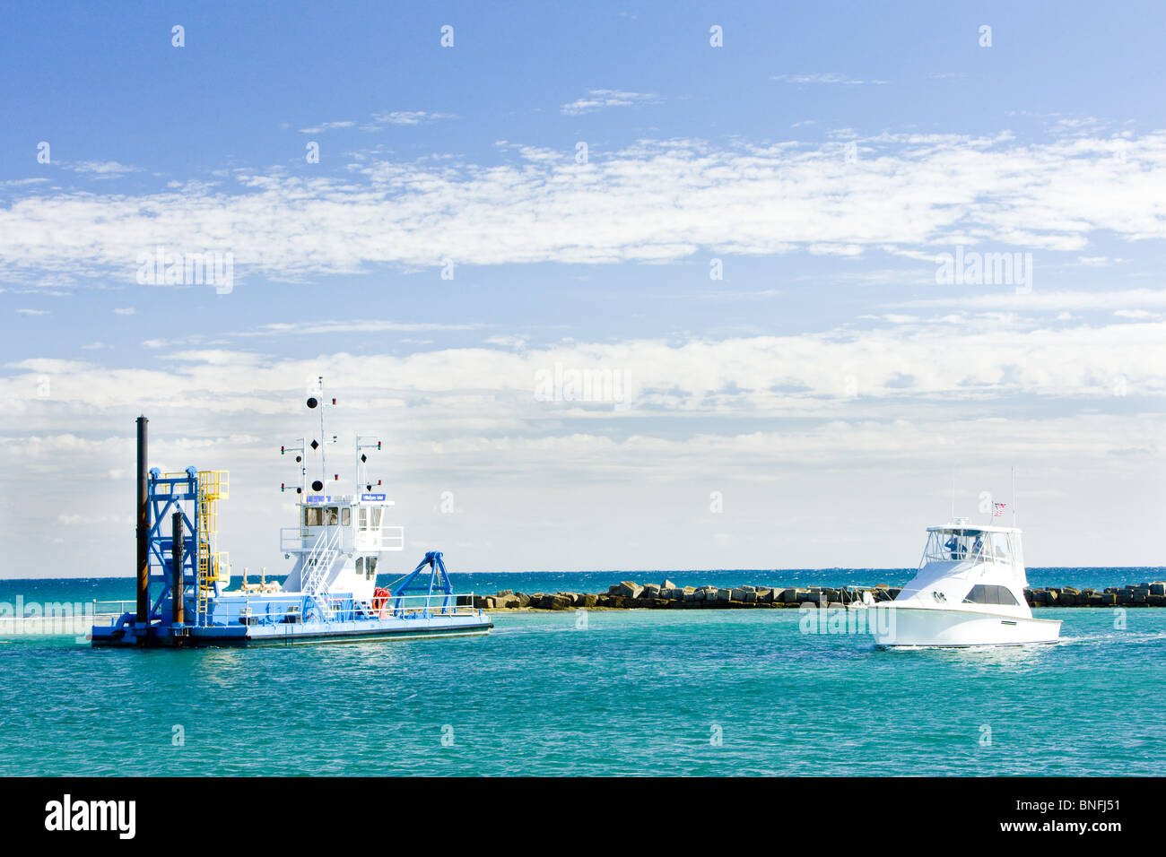 water transport, Atlantic Ocean, Florida, USA Stock Photo - Alamy
