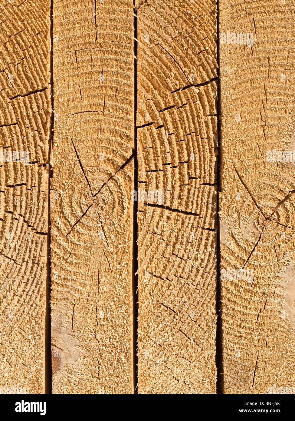 Pre-cut softwood timber planks and studs for new domestic housing ...