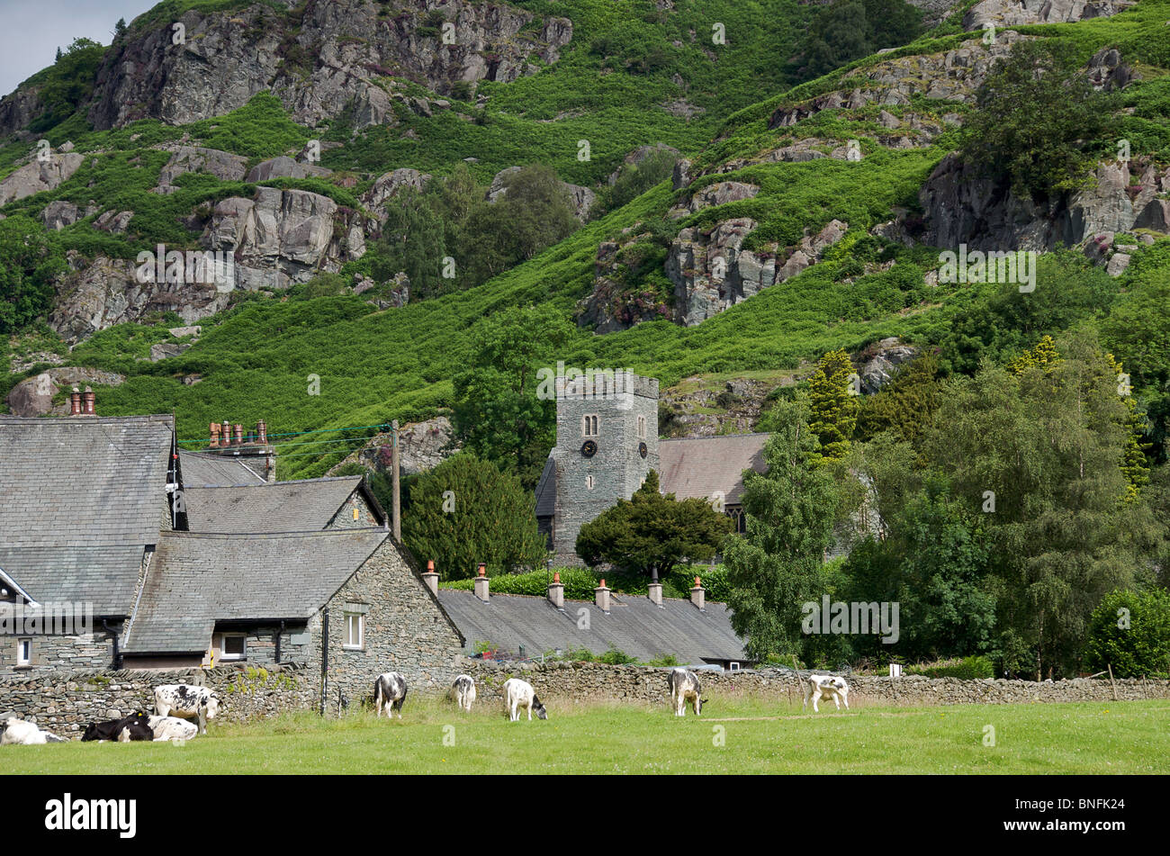 Holy Trinity Church Chapel Stile Langdale Lake District Cumbria England ...
