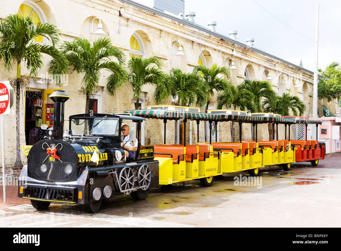 tourist train, Key West, Florida, USA Stock Photo - Alamy