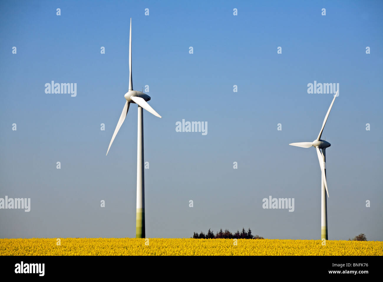 Windmills in Oster-Ohrstedt, Germany Stock Photo - Alamy