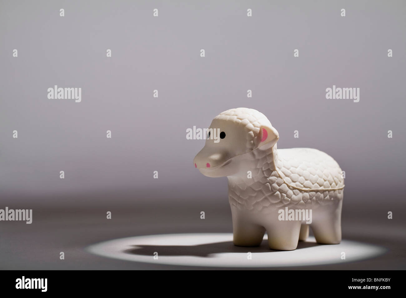 Foam Lamb Figurine Stock Photo - Alamy