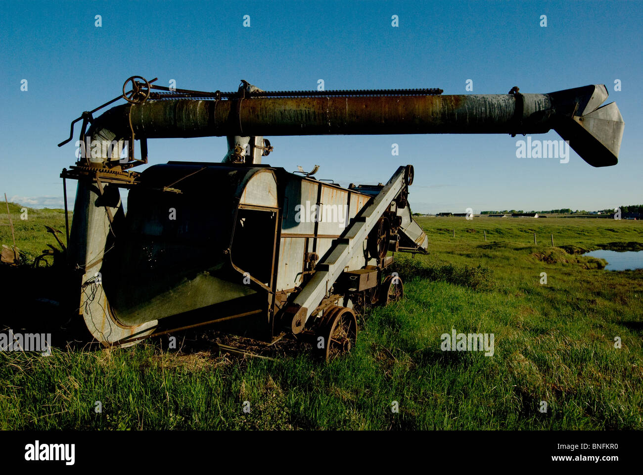 Old thresher hi-res stock photography and images - Alamy