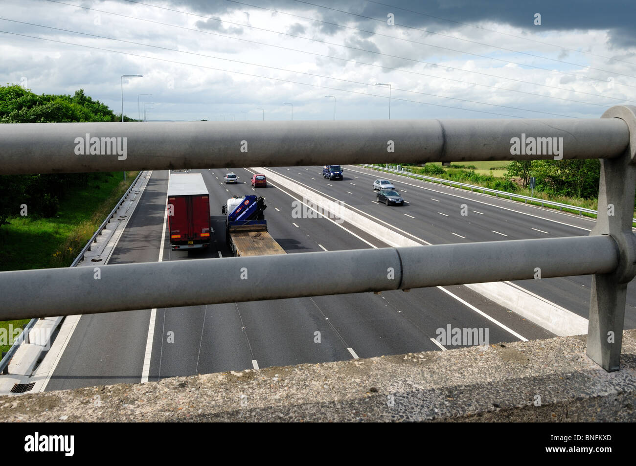 4 lane highway hi-res stock photography and images - Alamy