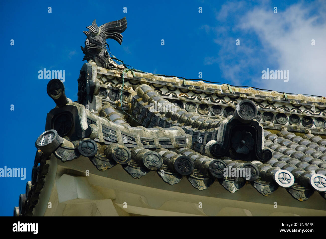 Roof Details of Himeji Castle, Hyogo Prefecture, Kansai region, Honshu ...