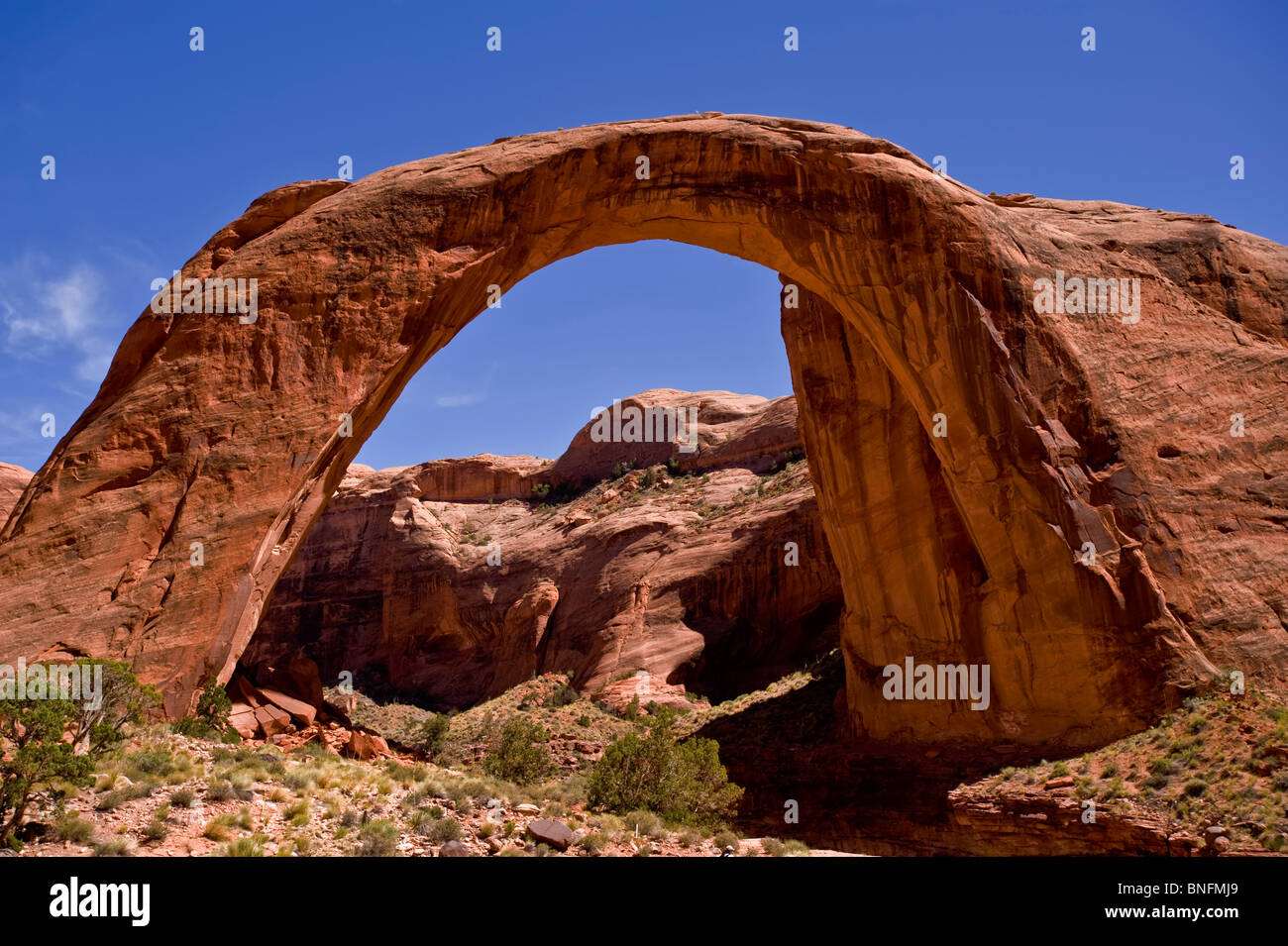 Rainbow Bridge, Lake Powell, Arizona Stock Photo - Alamy