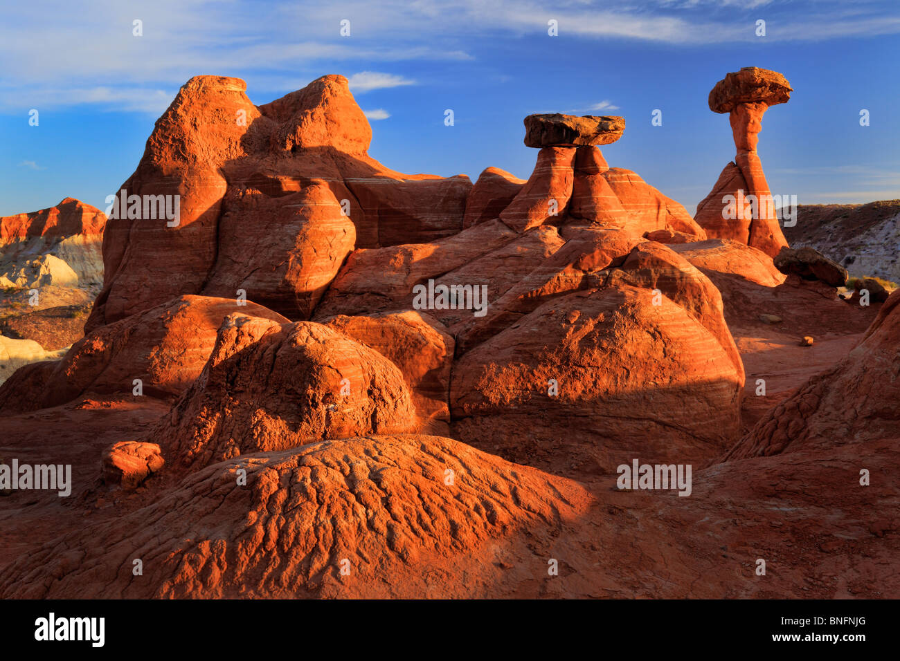 Hoodoo "garden" in the Grand Staircase-Escalante National Monument ...