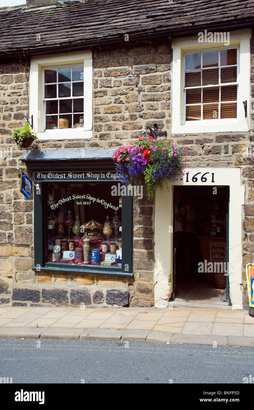 The oldest sweet shop in the UK, Pateley Bridge, North Yorkshire, UK ...