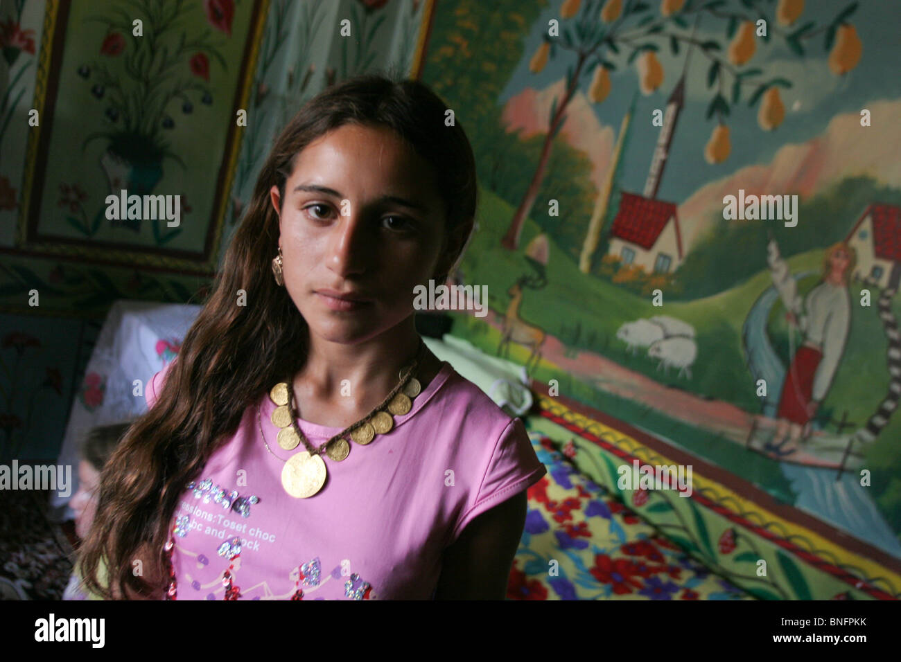 Romanian gypsies in their camp, near Bucharest, Romania Stock Photo - Alamy