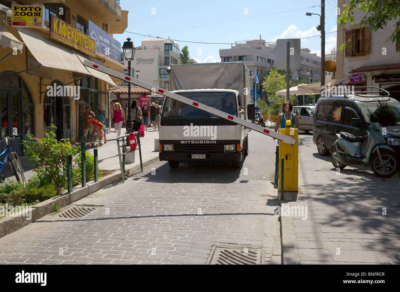 Waiting at barrier hi-res stock photography and images - Alamy