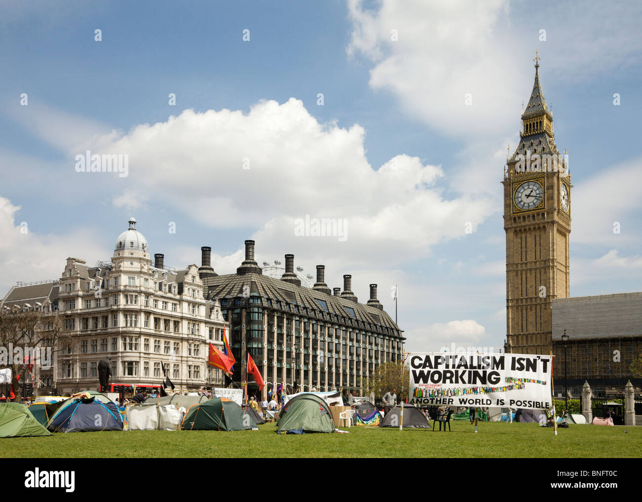 Brian haw peace camp parliament hi-res stock photography and images - Alamy