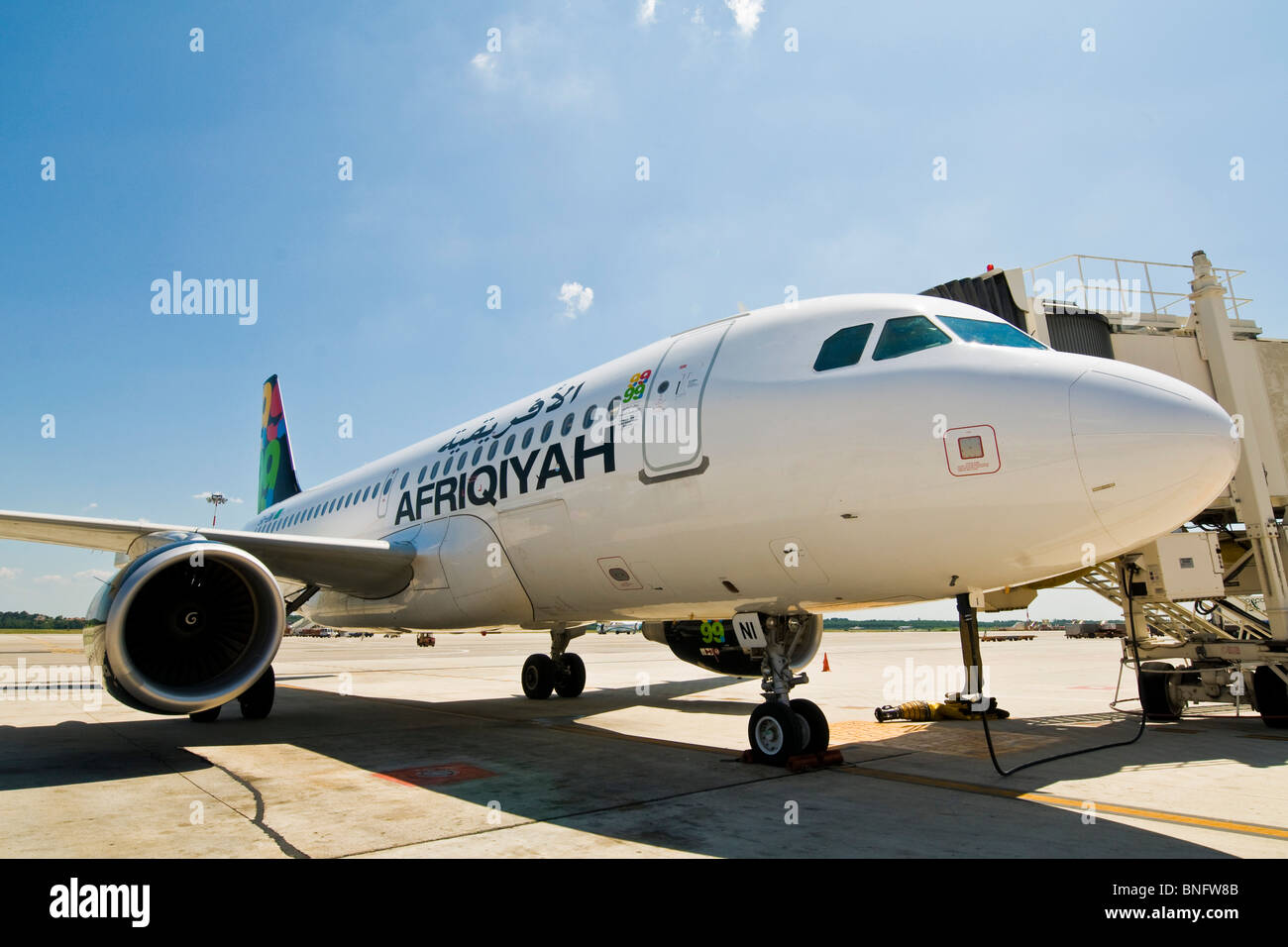 Aircraft, Presentation flight Milan Tripoli, Afriqiyah Airways ...