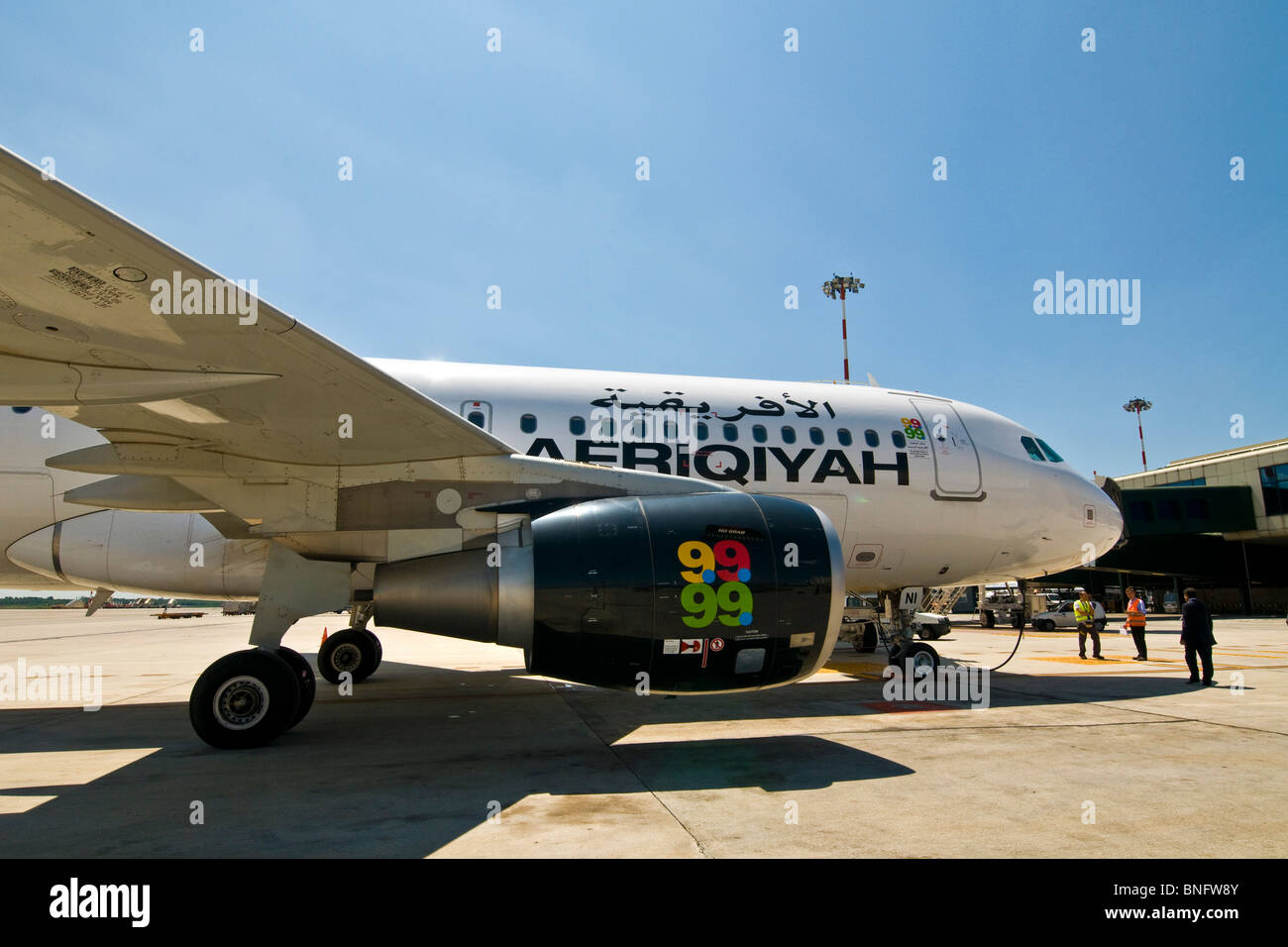 Aircraft, Presentation flight Milan Tripoli, Afriqiyah Airways ...
