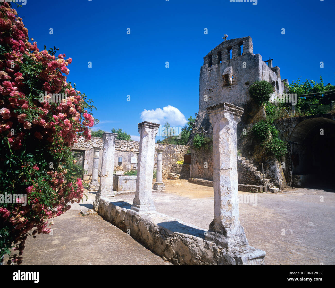 The Monastery of Panagia Anafonitria, dedicated to the Virgin Mary on ...
