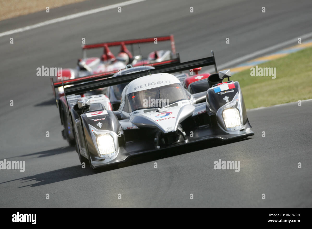Peugeot LMP1 Sportscar, Le Mans 24 Hours Stock Photo - Alamy