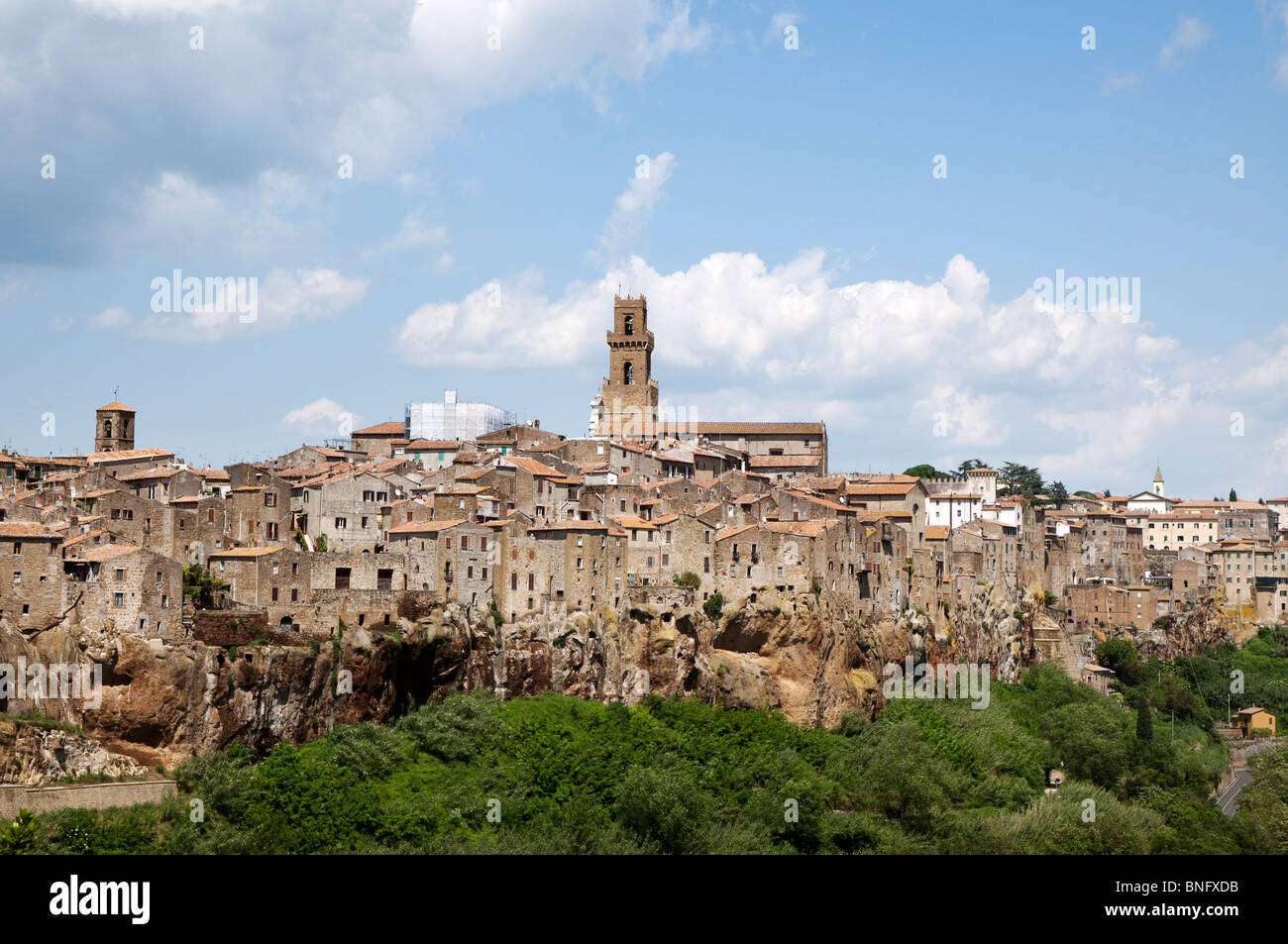 Pitigliano Tuscany Italy Stock Photo Alamy