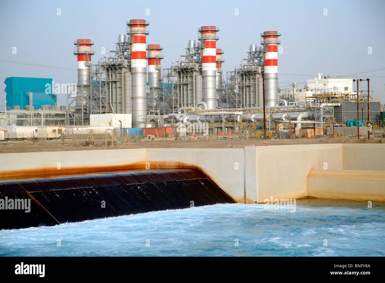 Sohar power company on the Batinah Coast of Oman Stock Photo - Alamy