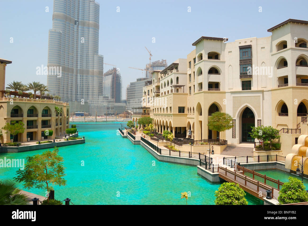 Arabic style hotel in Dubai downtown, UAE Stock Photo - Alamy
