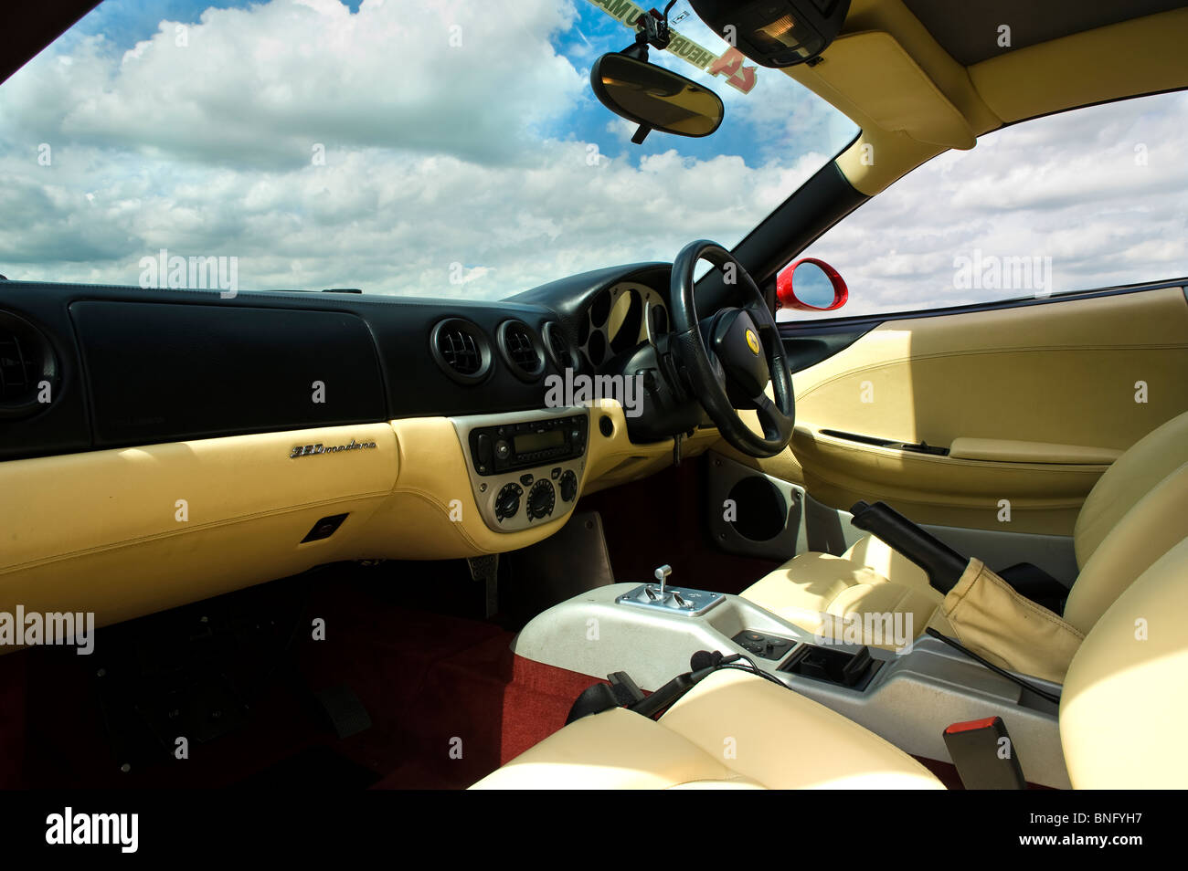 Inside Ferrari, F360 Stock Photo - Alamy