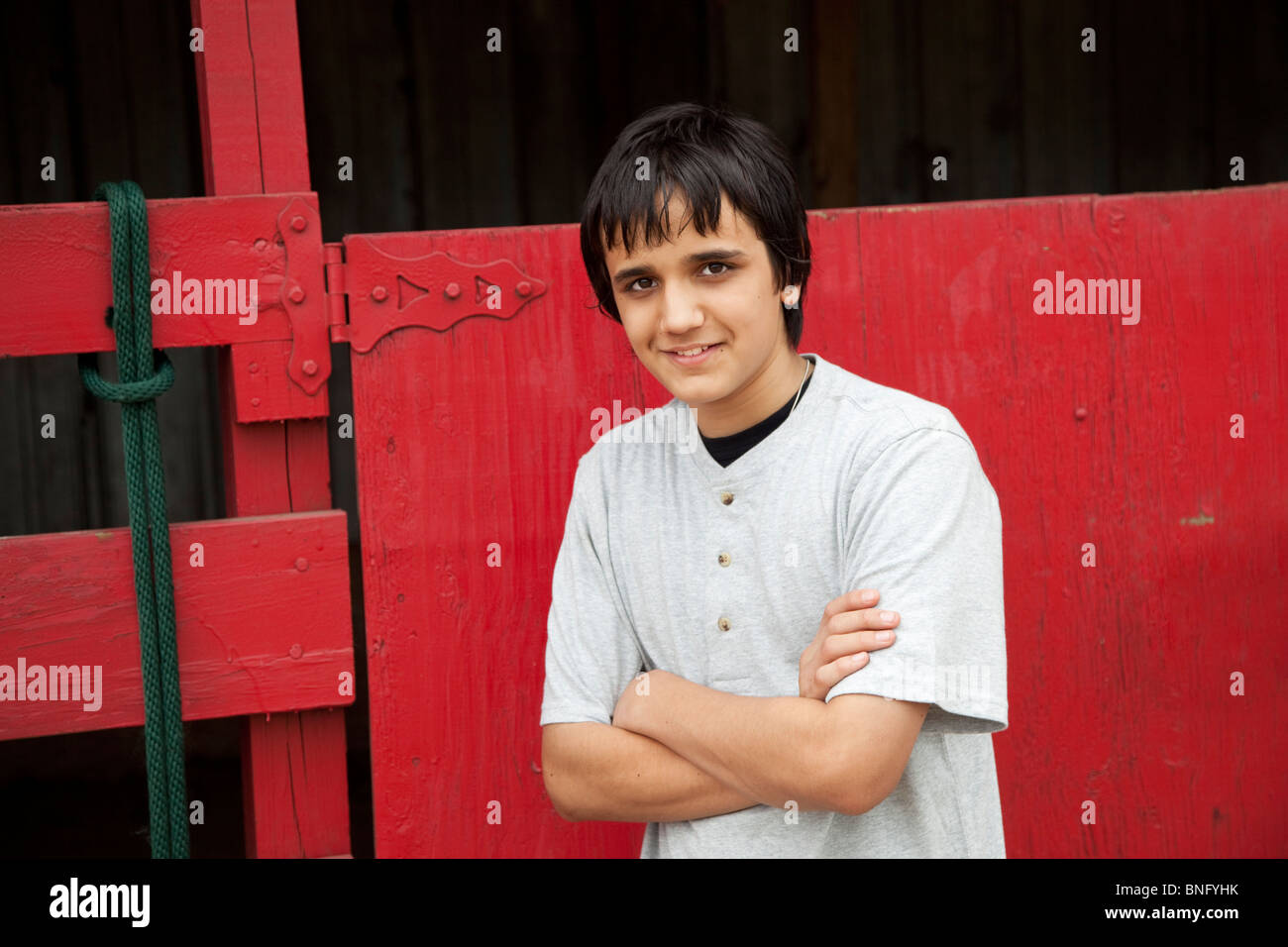 Portrait of a teenage boy, Orlando, Florida, USA Stock Photo - Alamy