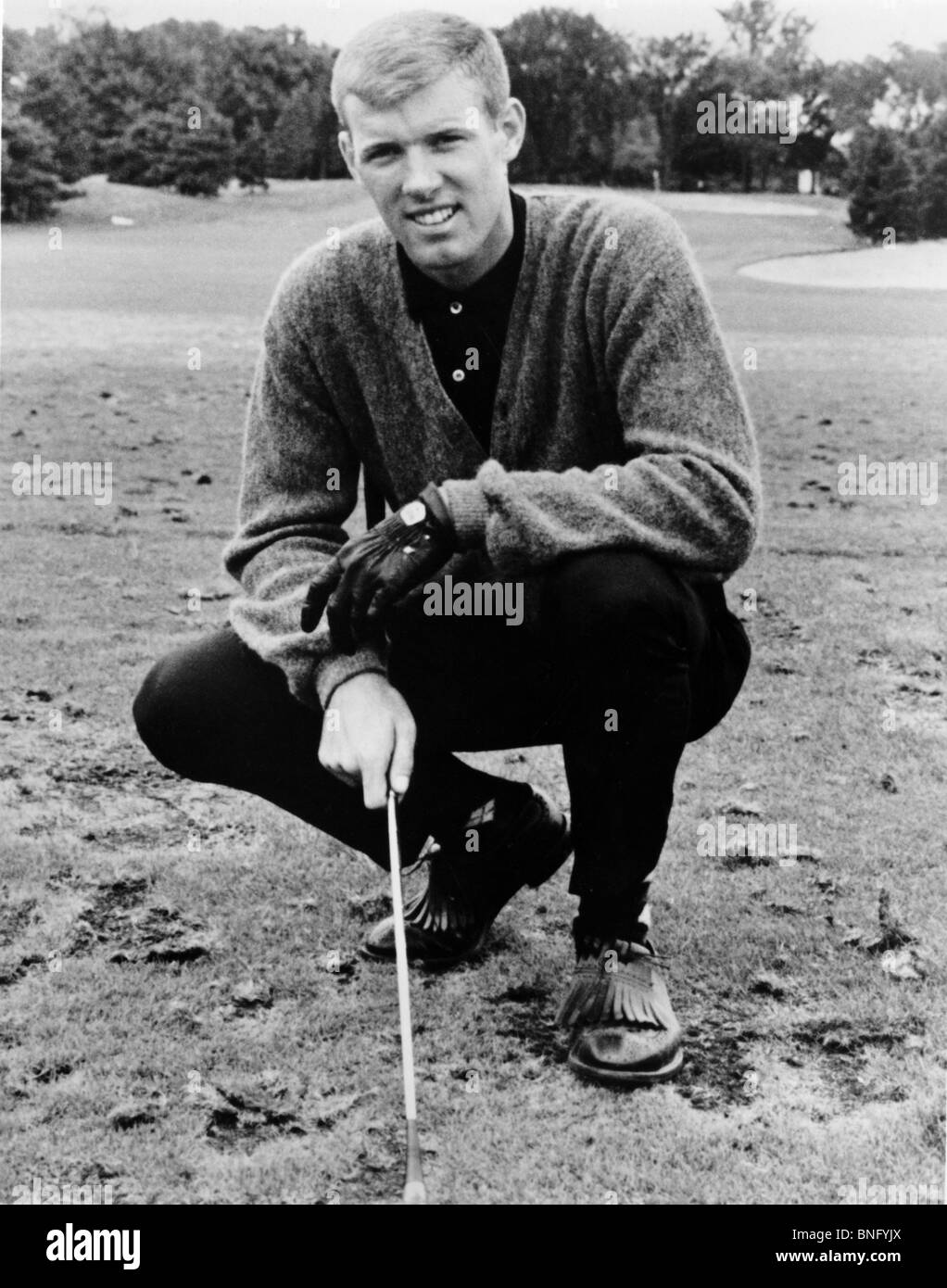 Jack nicklaus golfer Black and White Stock Photos & Images - Alamy