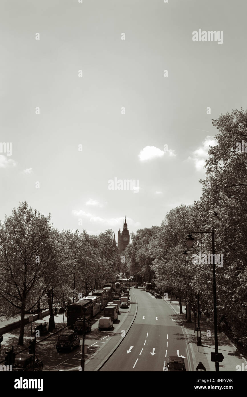 Victoria Embankment, London, England Stock Photo - Alamy