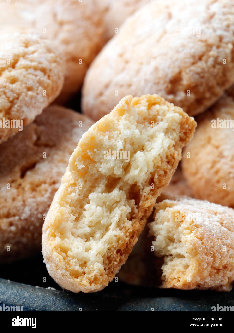 Home baked amaretti morbidi cookies hi-res stock photography and images ...