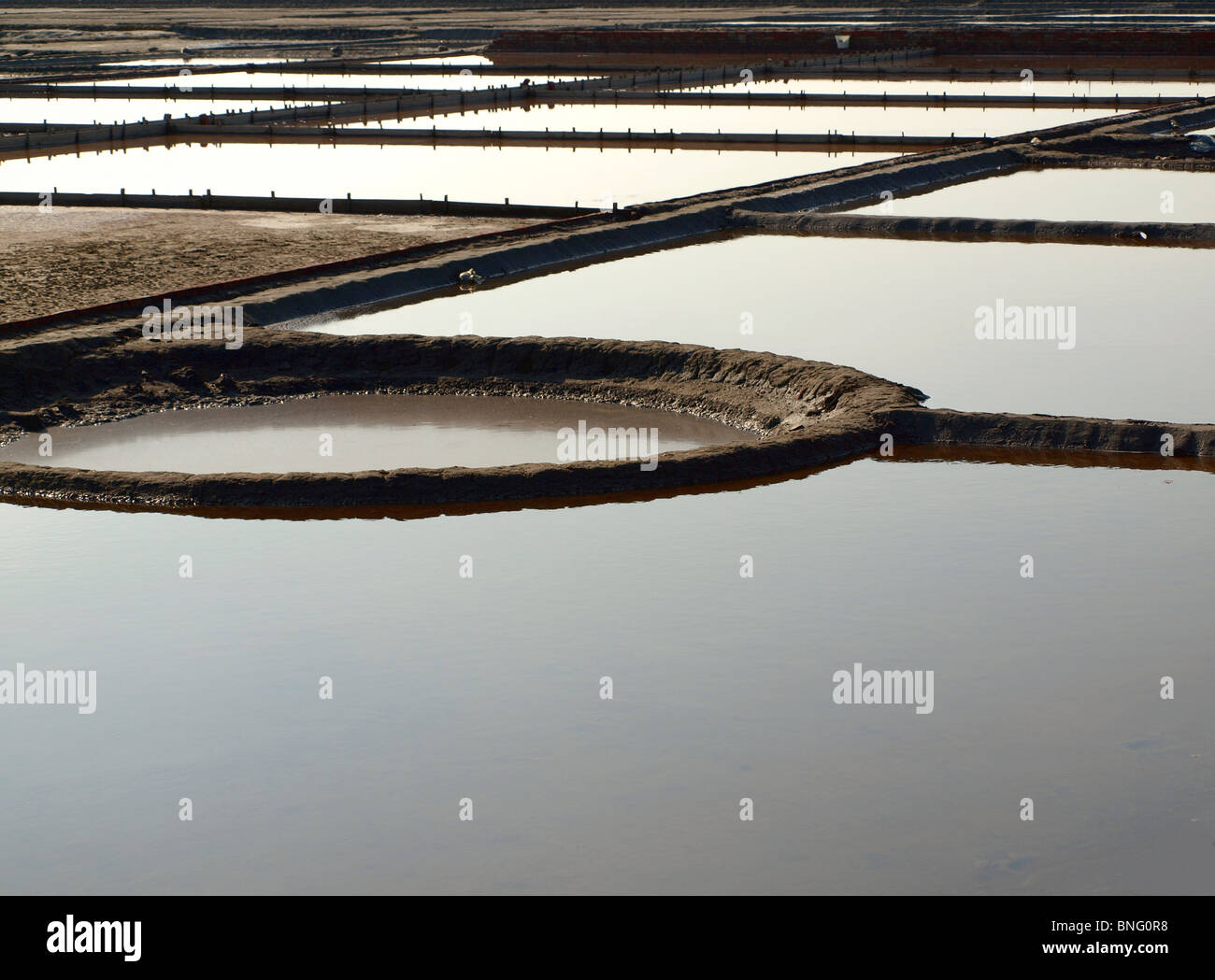 Salt paddies in the southern county of Tainan in Taiwan Stock Photo - Alamy