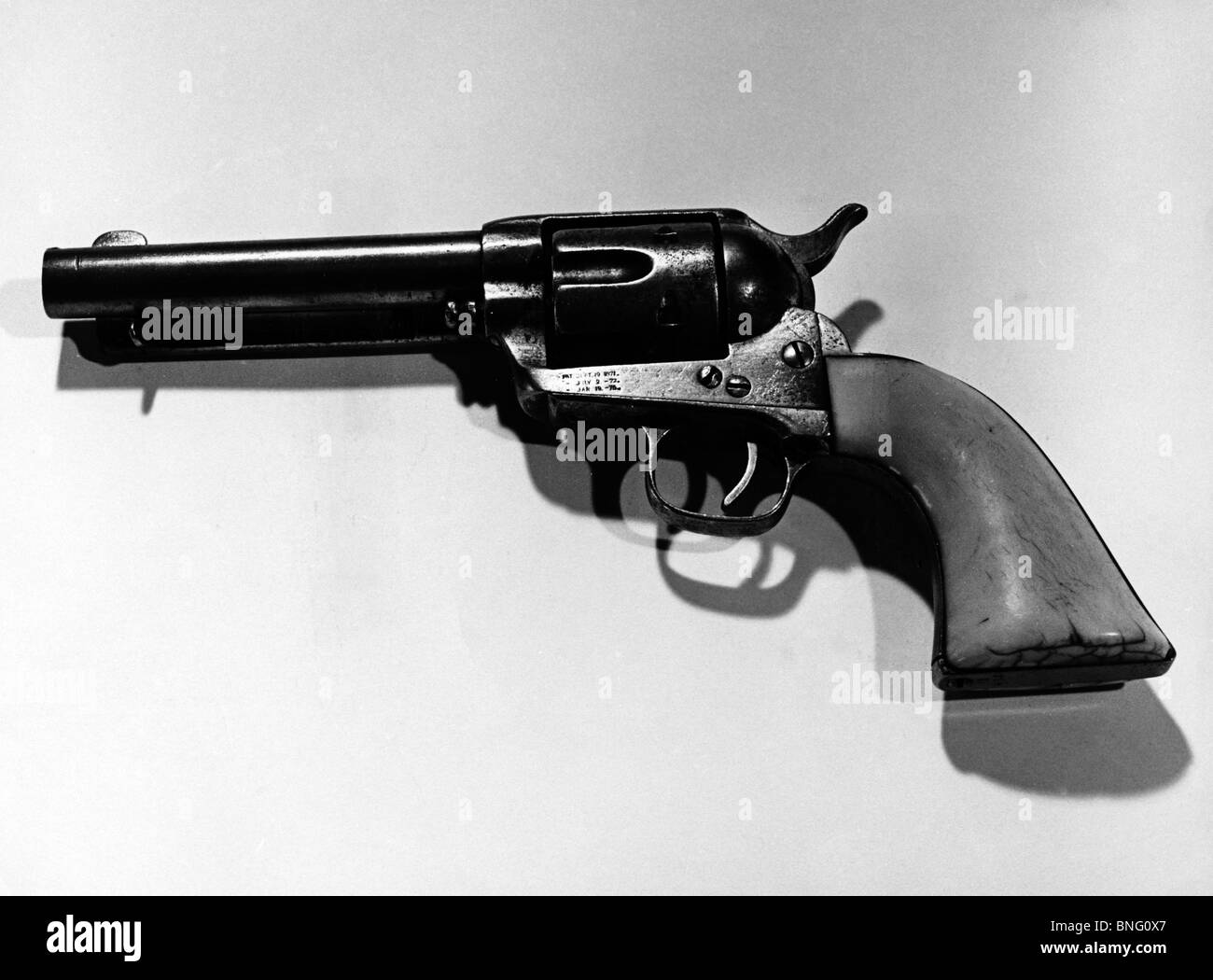 Colt Revolver Black and White Stock Photos & Images - Alamy