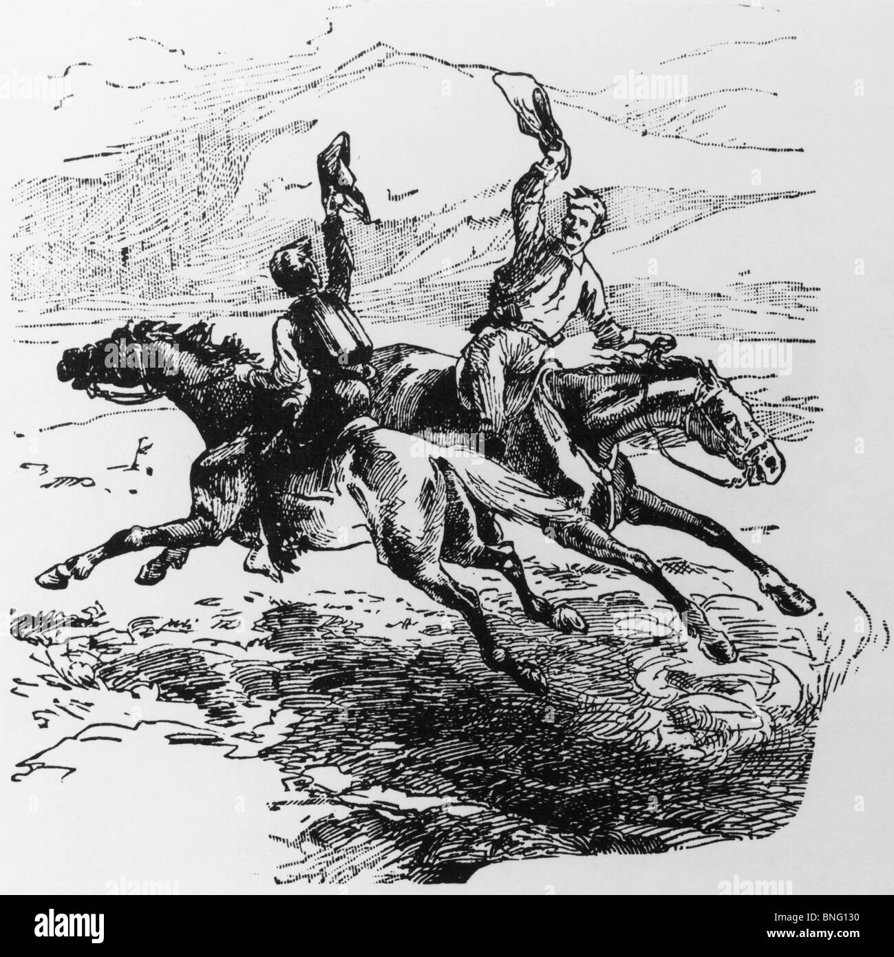 Pony express hi-res stock photography and images - Alamy