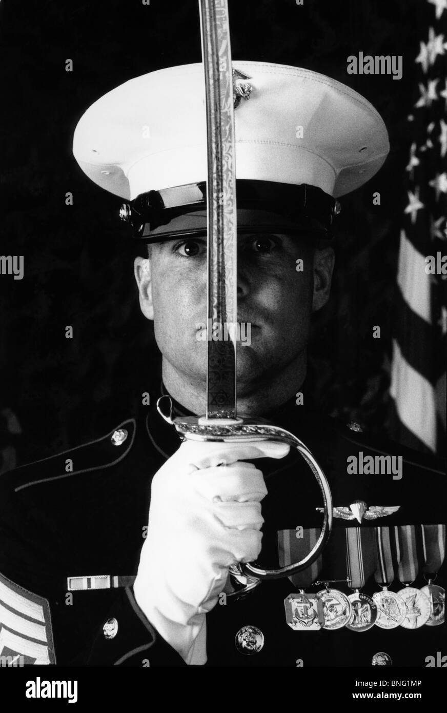 Man holding sword in black and white Black and White Stock Photos ...