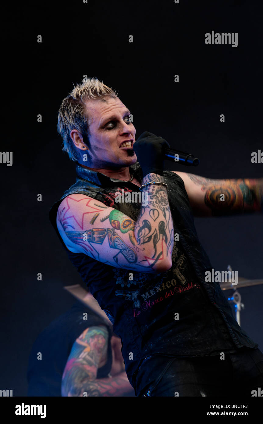 Andy LaPlegua, Combichrist singer Stock Photo - Alamy