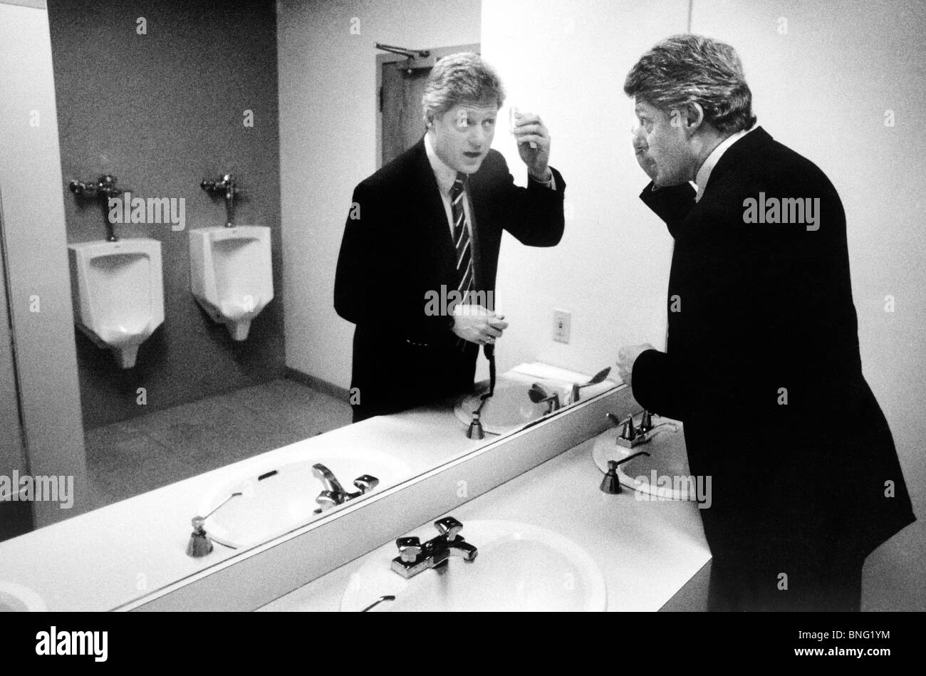 Bill Clinton Black and White Stock Photos & Images - Alamy