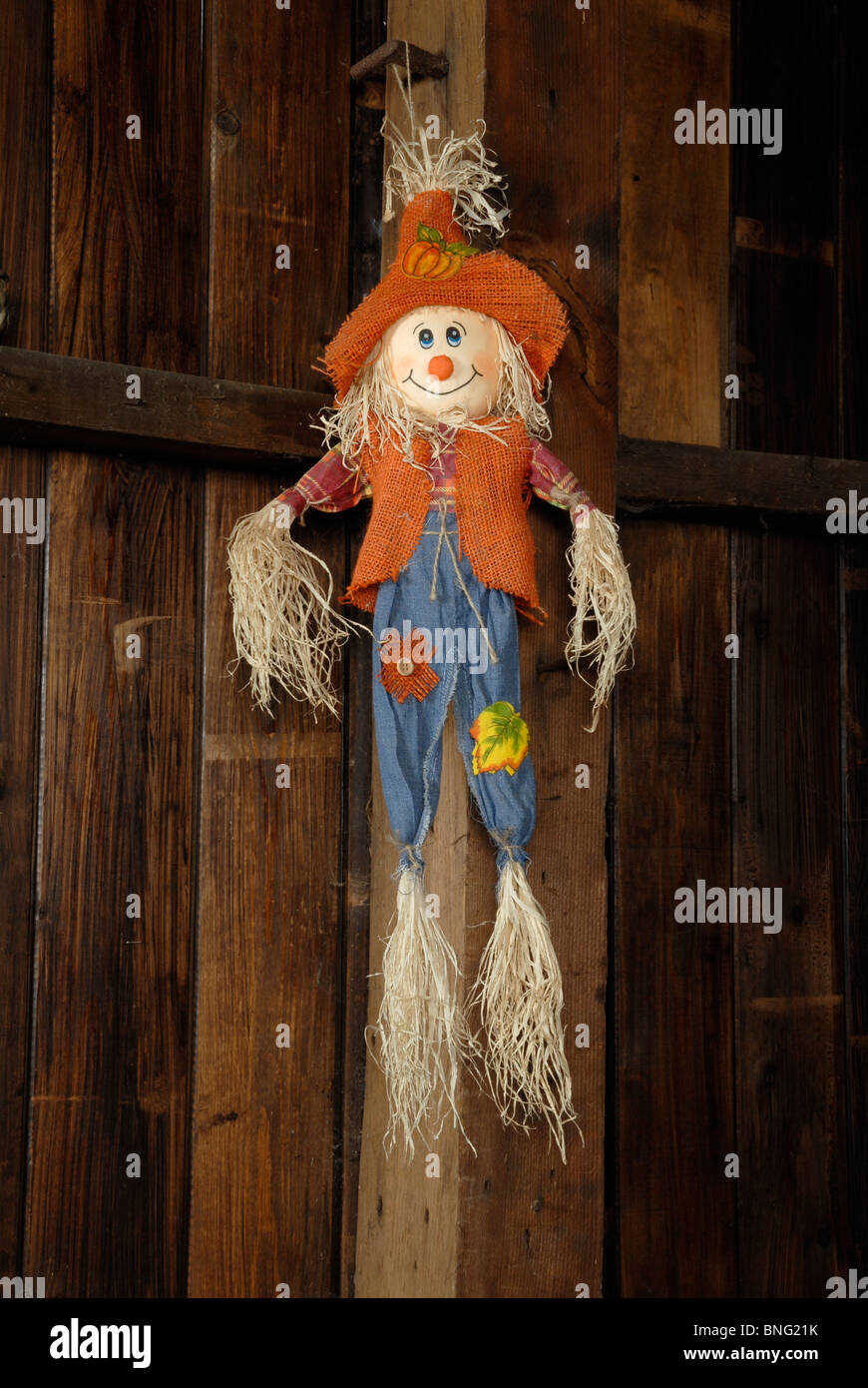 An american scarecrow in an old barn Stock Photo - Alamy