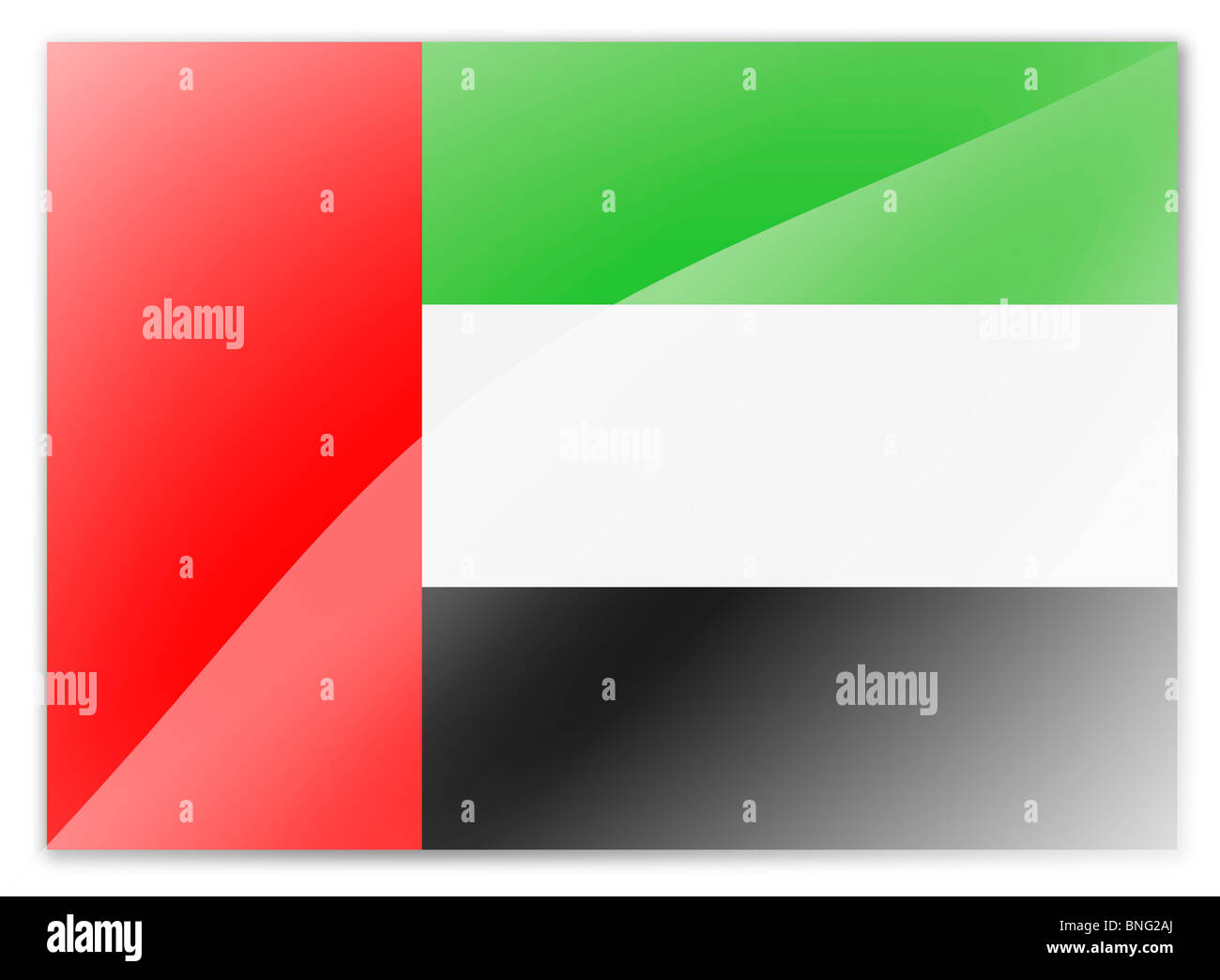 United Arab Emirates flag Stock Photo - Alamy