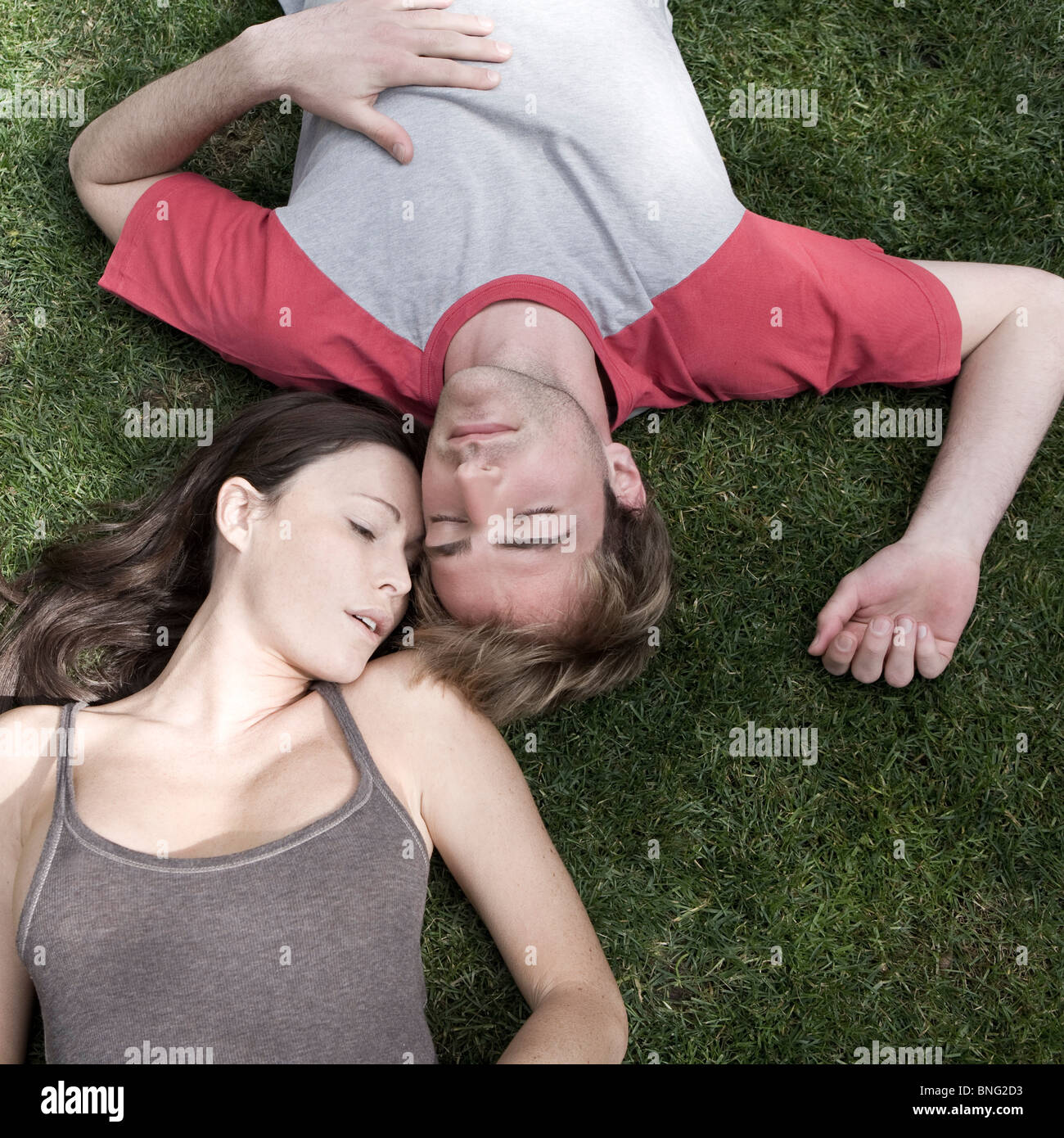Man lying down in long grass hi-res stock photography and images - Alamy