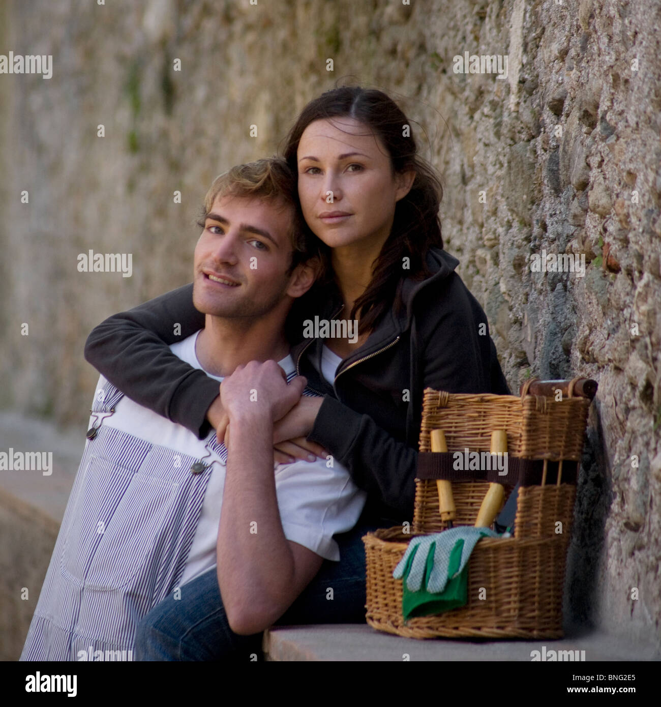 Couple sitted together hi-res stock photography and images - Alamy