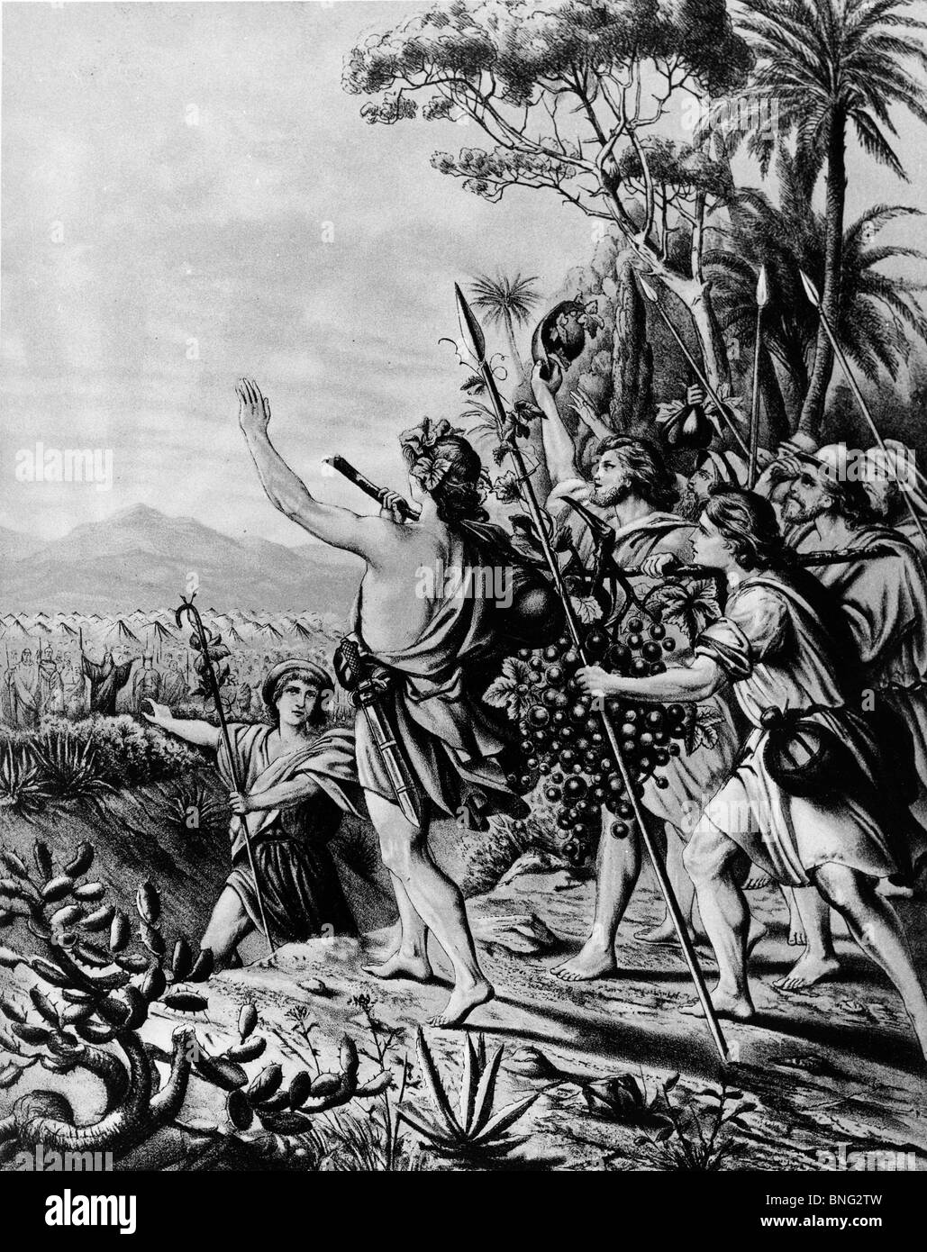 Return spies to promised land Black and White Stock Photos & Images - Alamy